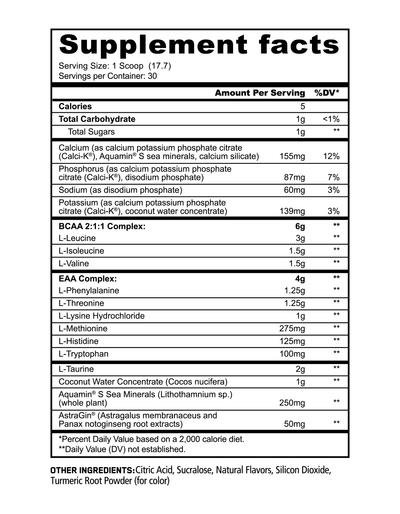 AMINOS | BCAA + EAA + HYDRATION + ELECTROLYTES – Panda Supps