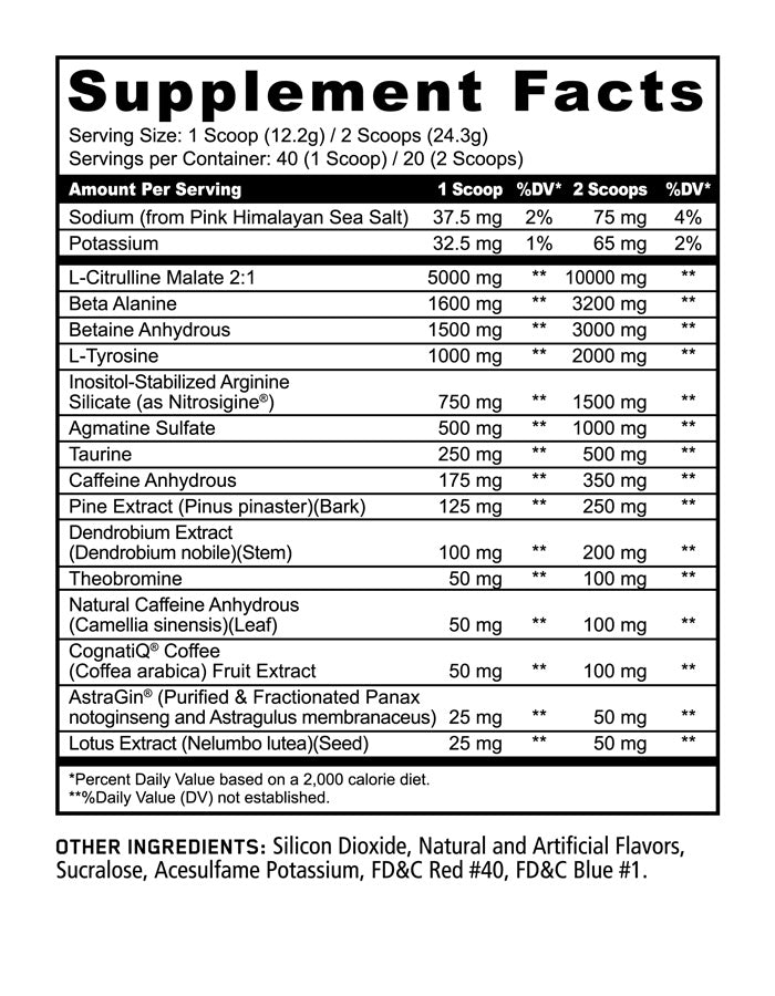 PANDAMIC - Limited Edition Pre Workout (Grape Bubble Gum Flavor ...