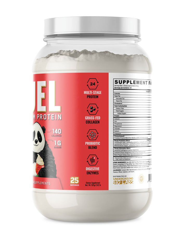 FUEL Premium Protein (Strawberries & Cream) – Panda Supps