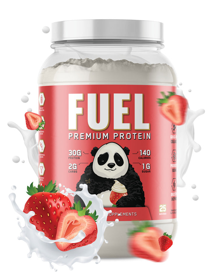 FUEL Premium Protein (Strawberries & Cream) – Panda Supps