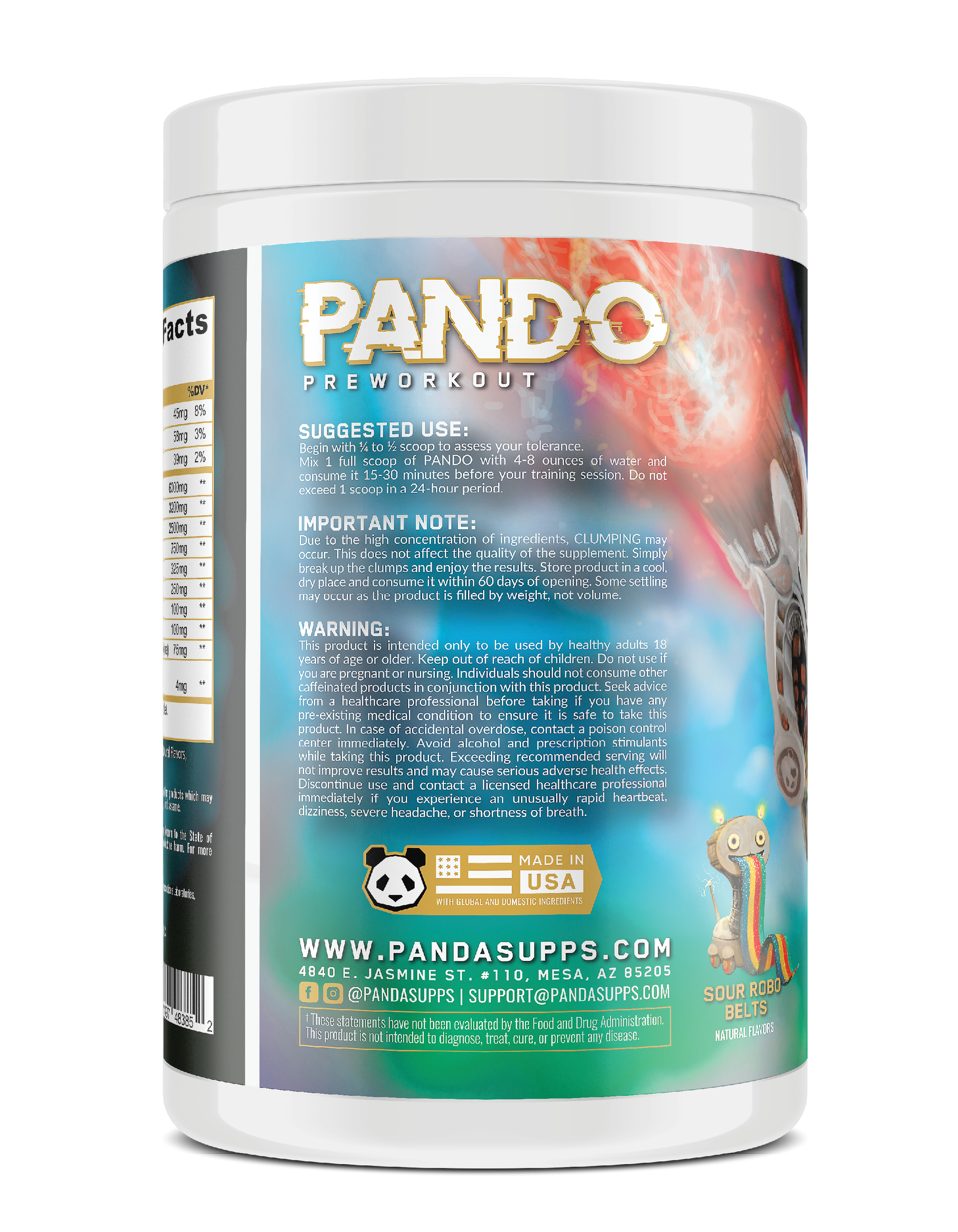ALL NEW PANDO Pre Workout – Panda Supps
