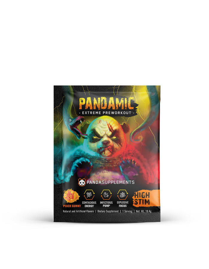 PANDAMIC SAMPLE PACK (Peach Gummy Rings) - 3 Sample Pack – Panda Supps