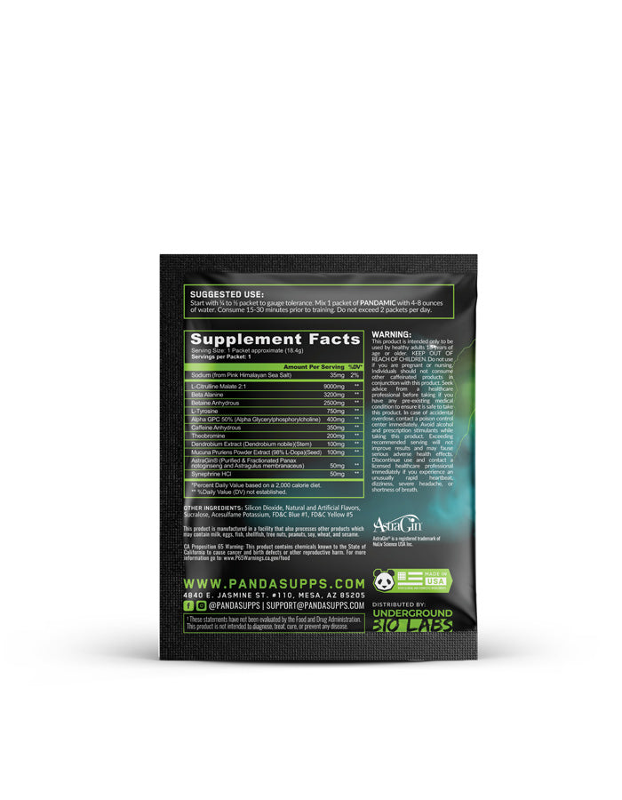 PRE-WORKOUT – Panda Supps