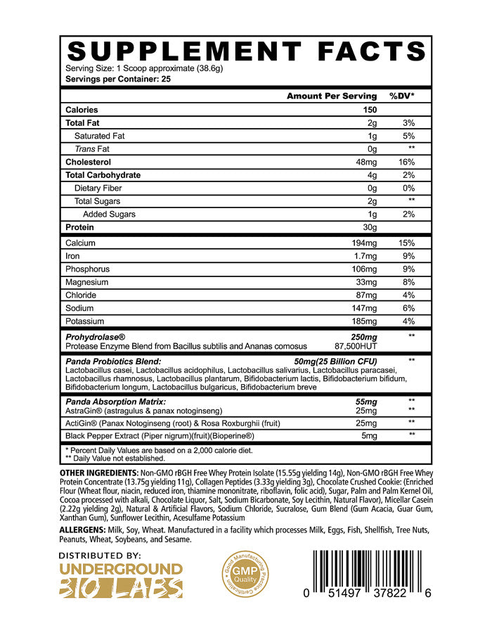 FUEL Premium Protein (Cookies & Cream) – Panda Supps